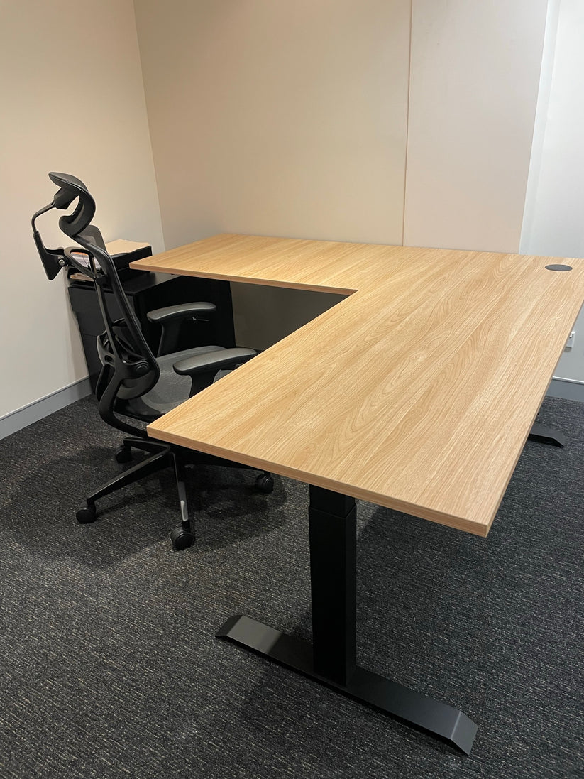 1800x1800mm Eco L Shape Corner Sit Stand Desk | Ships Fast – Stando.