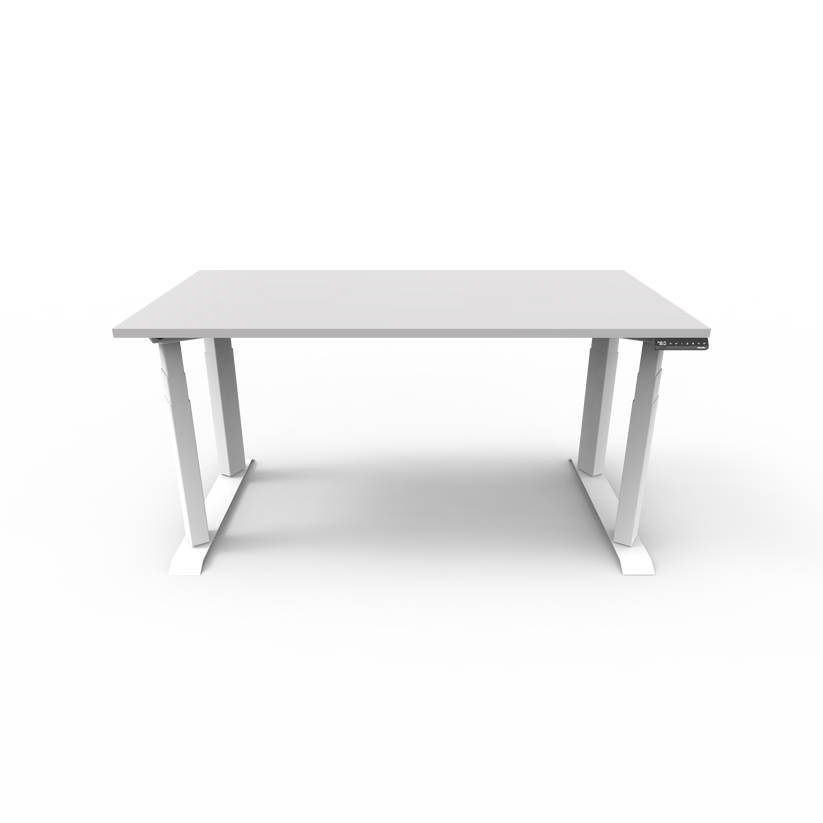 Heavy Duty 4 Leg Standing Desk with Custom Melamine Desk Top – Stando.