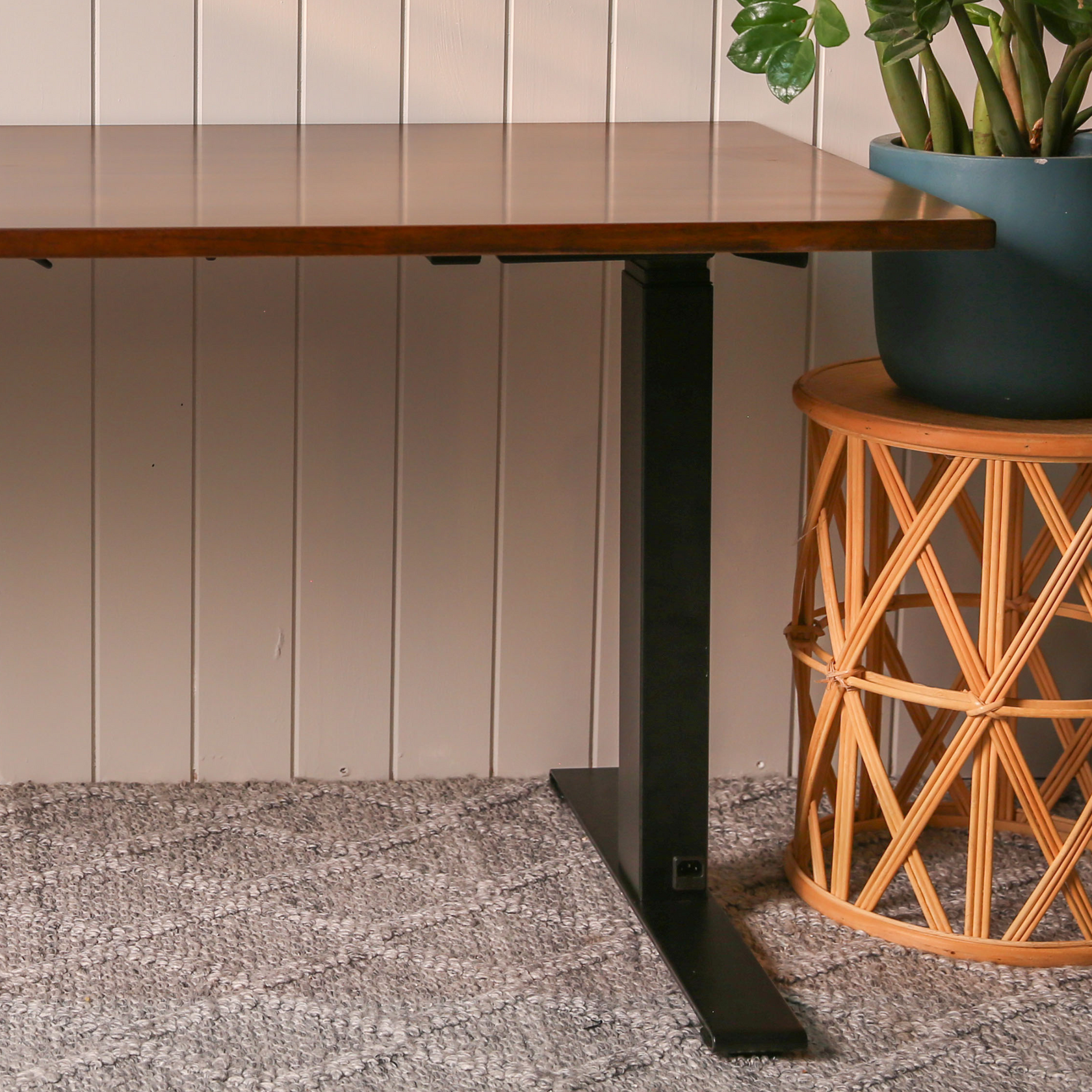 Pulse Series Solid Rubberwood Sit Stand Desk – Stando.