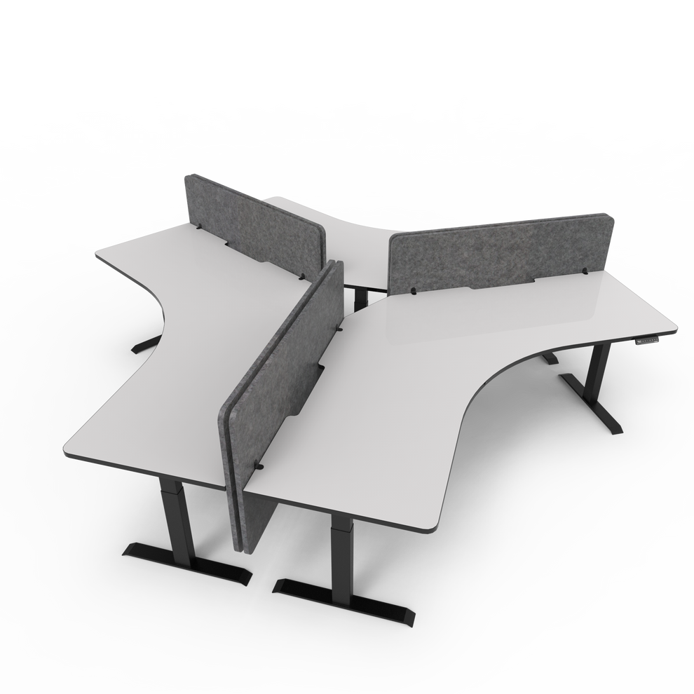 Command Centre 120 Degree Sit Stand Desk – Stando.